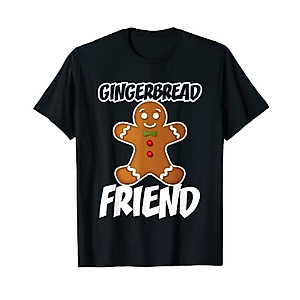 Gingerbread Friend Christmas Stocking Stuffer T-Shirt