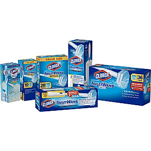 Clorox ToiletWand Disinfecting Refills, Disposable Wand Heads - 6 Count (Package May Vary)