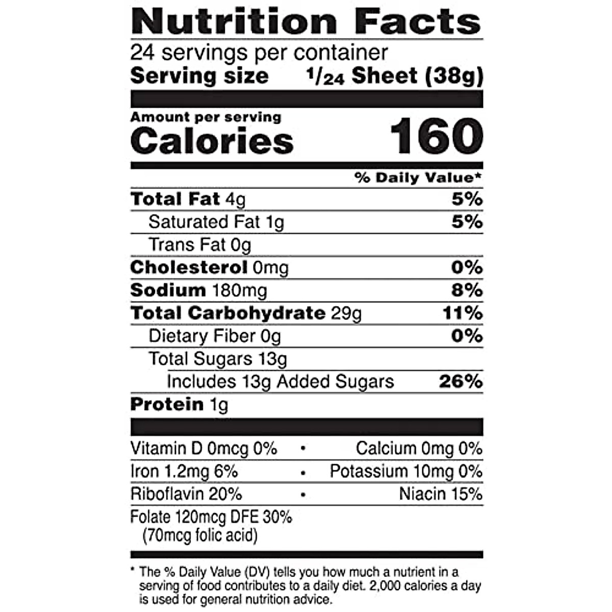 Rice Krispies Treats Marshmallow Snack Sheet, Kids Snacks, Treat Making, Baking Project, Original, 32oz Sheet (1 Sheet)