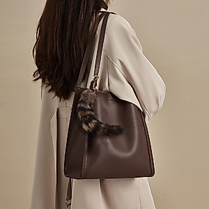 Ankexin for Key Ring Raccoon Coat Tails Chain Keychain Keyring Gift New