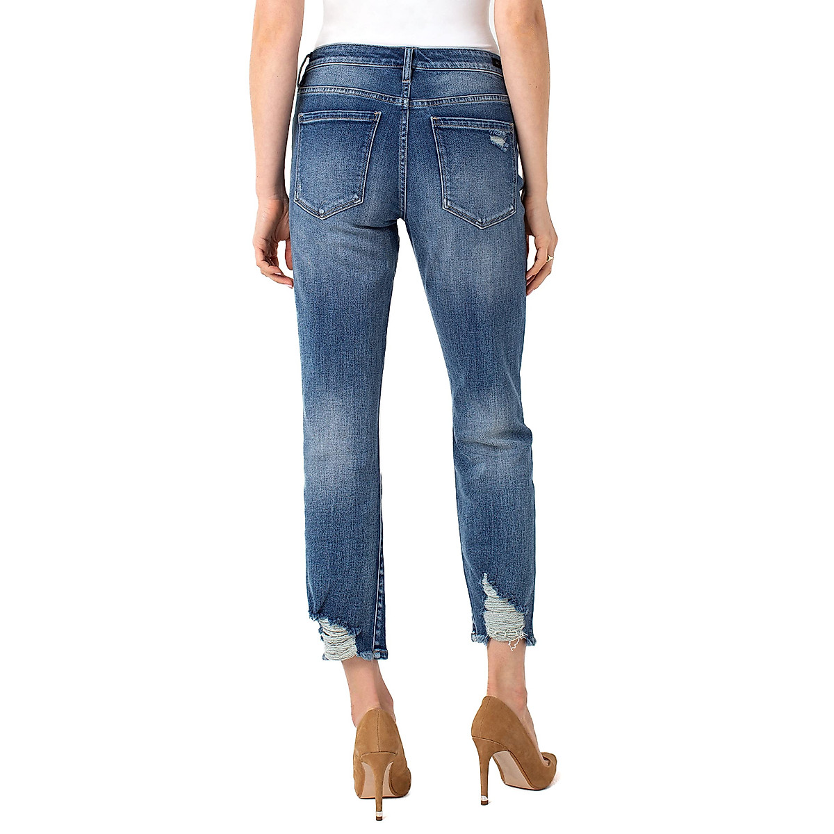 Liverpool Women's Kennedy Crop Straight Jeans, Kennedy, 8