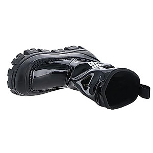 UGG Unisex-Child Classic Brellah Mini Boot, Black, 1 Little Kid