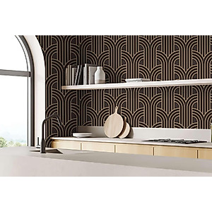 Christy Exorts Vinayl Peel and Stick Self Adhesive Removable Wallpaper, Woody Brown Durable Contact Paper Thicken Upgrade Textured Wallpaper for Living Room,Personal Space (24" x 72")