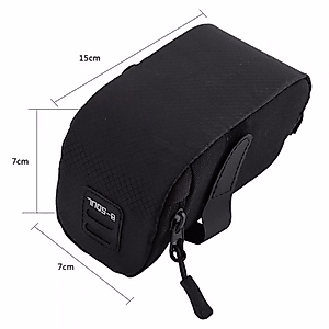 Pilipane Bike Saddle Bag, Bike Bag Under Seat, Bike Bag for All Our Essentials, Bike Bags for Bicycles, Ultralight Cycling Wedge Pack for Road Mountain MTB Foldable Bike