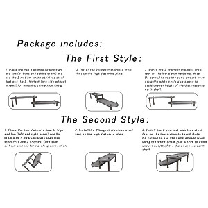 YumTech Sink Tray, Diatomaceous Tray, Fast Drying Stone Sink Caddy, Instant Dry Sink Organizer Bathroom, Water Absorbing Drying Stone Tray for Sink, Drying Stone for Kitchen Counter(2-Tier, Grey）