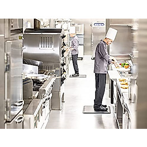 WeatherTech ComfortMat, 24 by 36 Inches Anti-Fatigue Mat - Slip Resistant Mat for Kitchen, Office, Garage - Stone Pattern, Tan