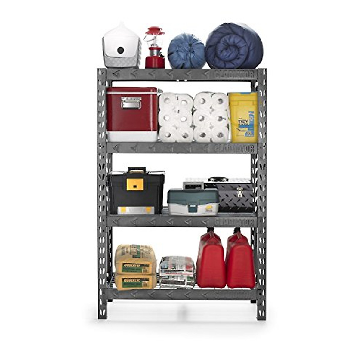 48" Wide Heavy Duty Rack with Four 18" Deep Shelves