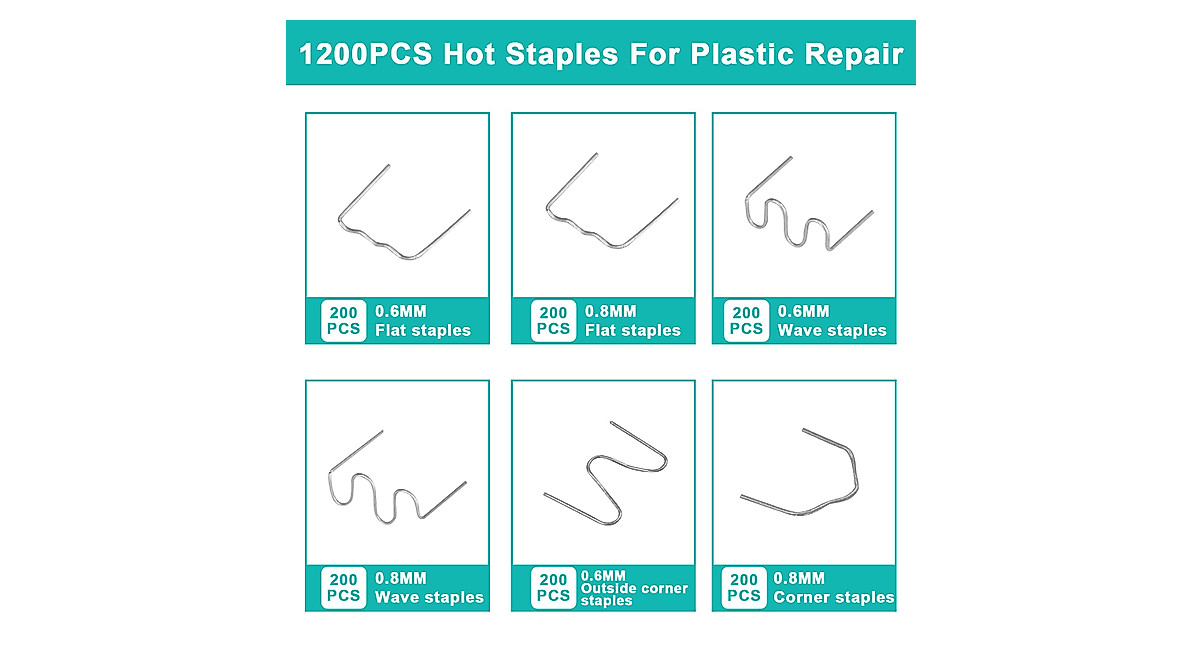1200PCS Plastic Welding Staples for Durable Repairs | Shop Now