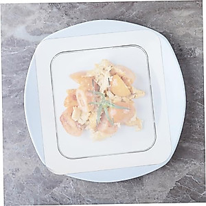 CONGARTENO 6pcs Dinner Plate Cover Clear Food Pan Polycarbonate Hotel Pan Cover Food Container Food Pan Cover Clear Steam Pan Food Pan Lid Steam Table Pan Covers Pantry Plastic Transparent