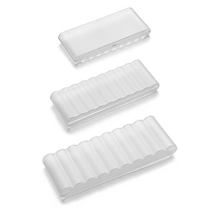 FULIN 2 Pack Battery Holder Organizer for 20 Counts AA Batteries and 2 Pack Storage Case for 20 Counts AAA Batteries