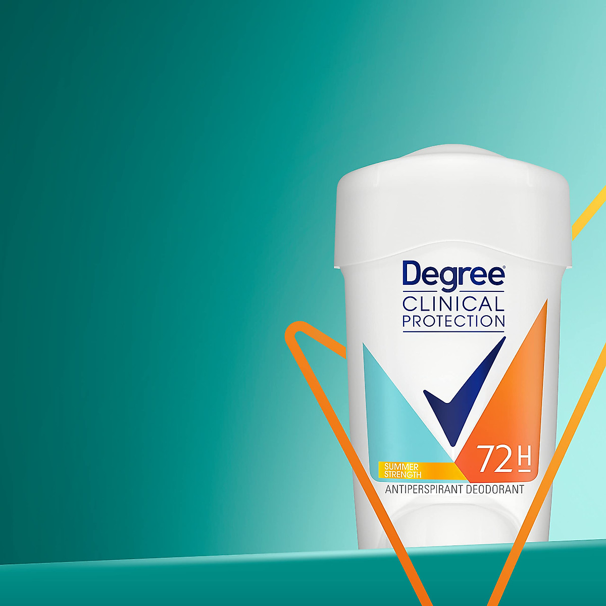 Degree Clinical Protection Antiperspirant Deodorant 72-Hour Sweat & Odor Protection Summer Strength Antiperspirant for Women 1.7 oz