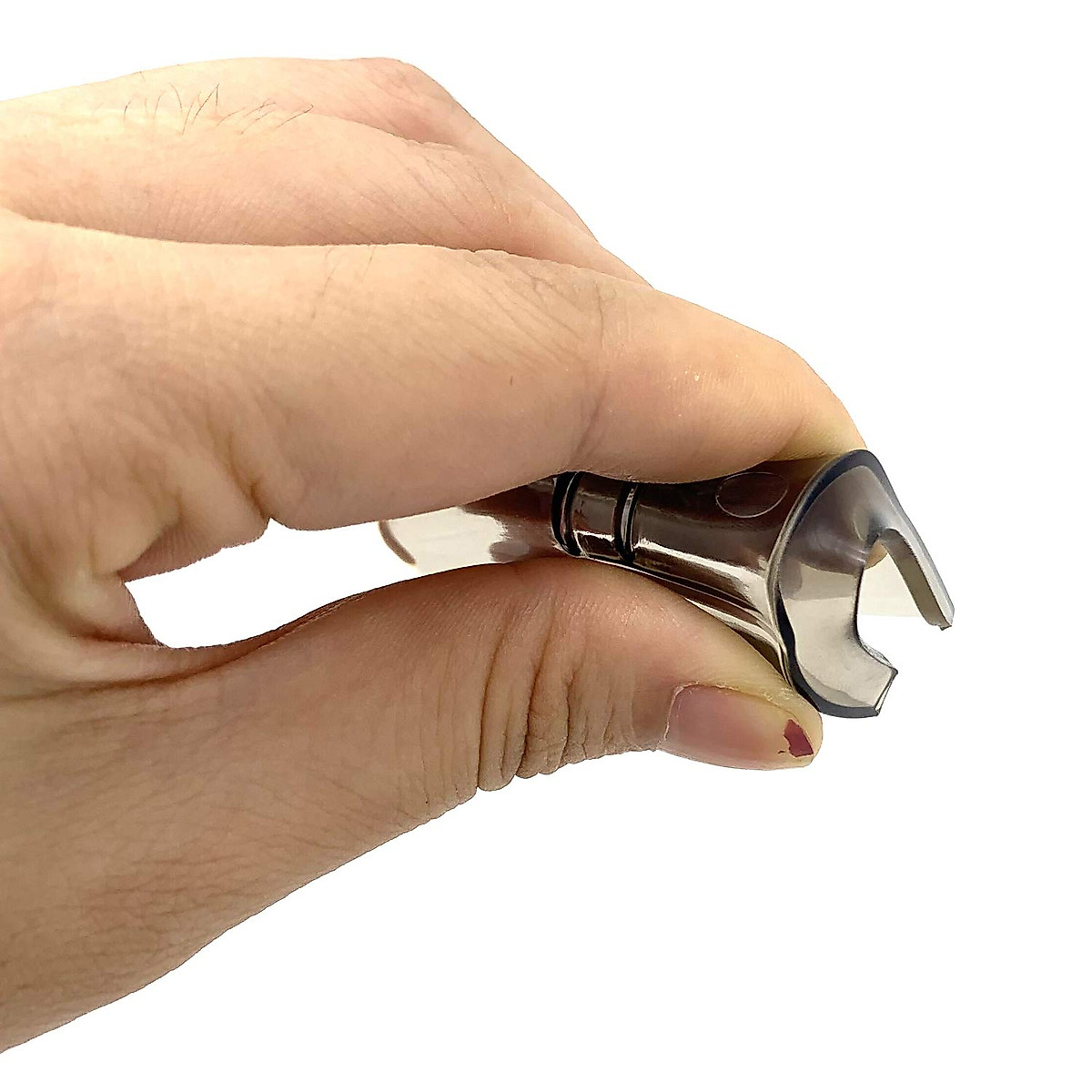 Wakaka 2 Pairs Safety Eye Glasses Side Shields, Slip On Clear Side Shield for Safety Glasses- Fits Medium to Large Eyeglasses, Clear Flexible (Deep Gray)