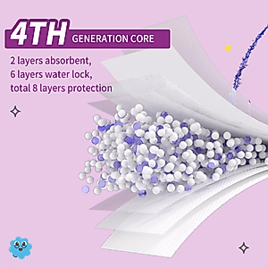 HOPE BABY Diapers Size 1(8-14 LBS) Disposable Baby Diapers Newborn Dry, 74 Count Softness & Comfort Fit, Leak-Proof Overnight Protection, Hypoallergenic with Skin