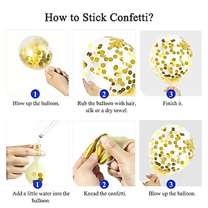 Royal Blue and Gold Balloons Arch Garland Kit, 18 12 10 5 inch Navy Blue Metallic Gold White for Graduation Decorations Class of 2024 Birthday Wedding Party Decorations