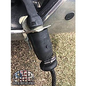 Civilian Vehicle Flat 4 to Military Trailer 12 PIN - 9" Adapter Wiring Harness - M101A1 M101A2 M100