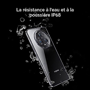 Honor Magic5 Pro 5G 512GB ROM 12GB RAM Smartphone 6.81" 120Hz Quad-Curved HDR Display, 50MP AI Triple Camera, Huge Dual SIM, Android 13 Global EU/UK Model PGT-N19 Mobile Cell Phone (Black)