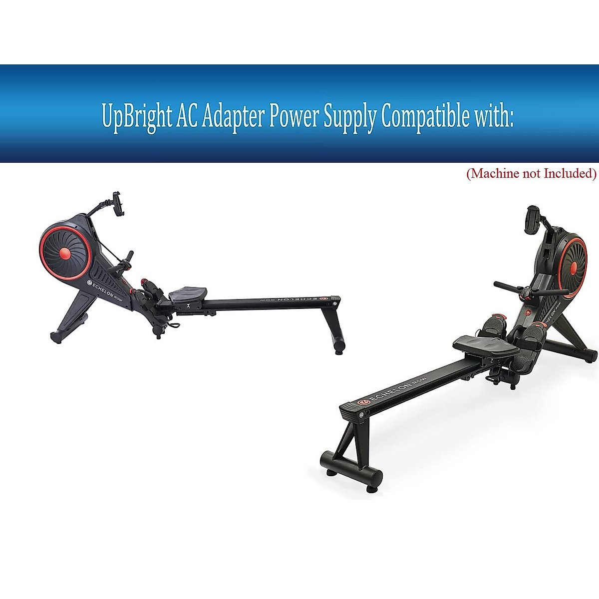 UpBright 9V AC/DC Adapter Compatible with Echelon Row Model ECH-Row ECHROW Connected Smart Magnetic Home Rowing Machine Folding Rower 9VDC 3A Switching Power Supply Cord Cable PS Battery Charger PSU