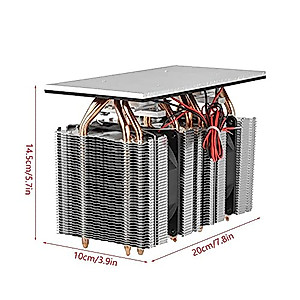 FTVOGUE 12V 240W 2 * 12710 Electronic Semiconductor DIY Refrigerator Cooler Cooling System Kit