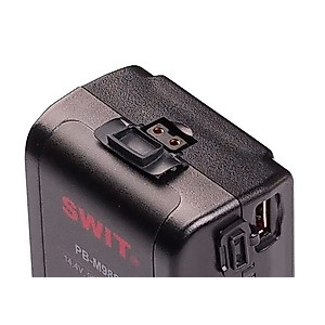 SWIT PB-M98S V-Mount Battery, Tiny V-Mount Battery, Pocket fit Size, 98Wh Fly Friendly,150W/12A Constant high Load, Built-in D-tap and USB, 3A Fast Charging, Wire-Free Internal Tech