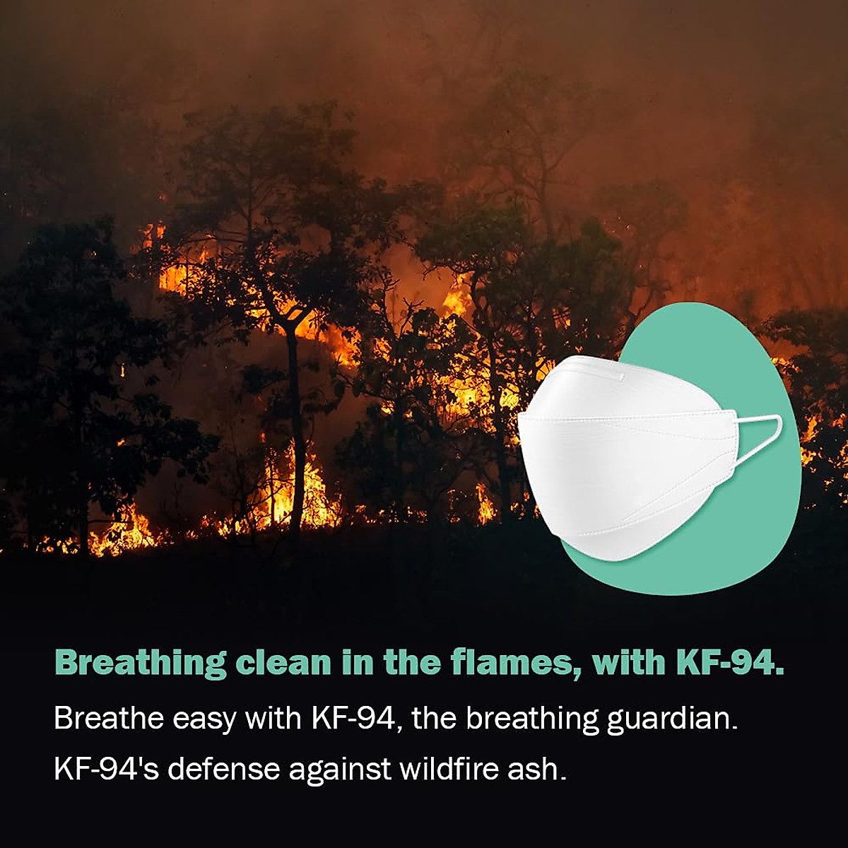 Dr.Puri [20 Pack] New Micro-Dust Protection Face Premium Mask (KF94) Black Medium