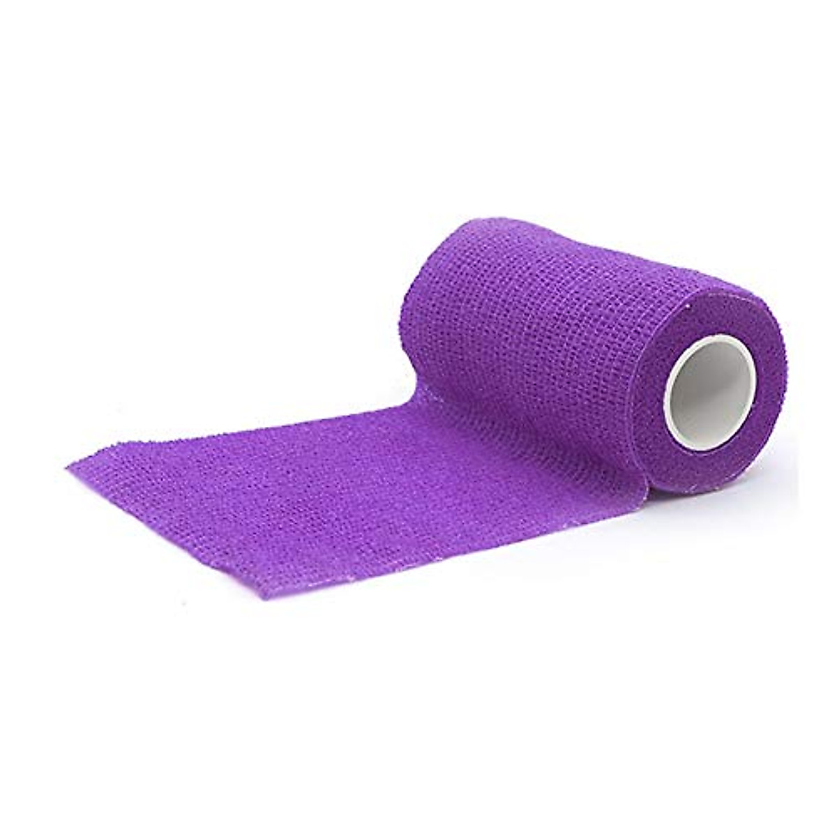 Vet Wrap Tape Bulk 6 Inch Self-Adhesive Cohesive Bandage Wraps Wide Bandages for Horses Dogs Cats Animals Pets, Purple, 4 Rolls