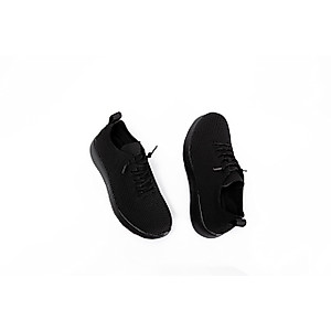 aollegat Womens Walking Shoes | Slip On Sneakers for Women |Comfy Tennis Running Shoes | Lightweight and Breathable Black