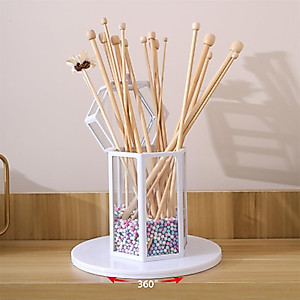 DGTANGYIN 6 inch Small Lazy Susan Turntable Acrylic Ball Bearing Rotating Tray for Spice Rack Table Cake Kitchen Pantry Decorating Bathrooms, 20-lb Load Capacity (360˚ Rotation) – Transparent