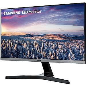 Samsung - 24" LED FHD AMD FreeSync Monitor with Bezel-Less Design (HDMI, D-sub) - Black