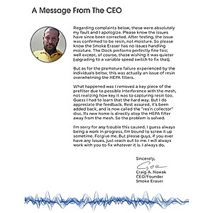 V5 Smoke Eraser | 1000+ Uses | Need More? Rotate 2 Units or Add a Dock to Multiply Lifespans