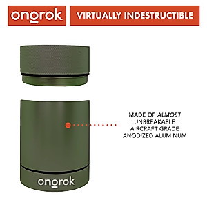 ONGROK Aluminum Storage Container, 180ml, Air Proof Jar to Preserve Smell and Aroma