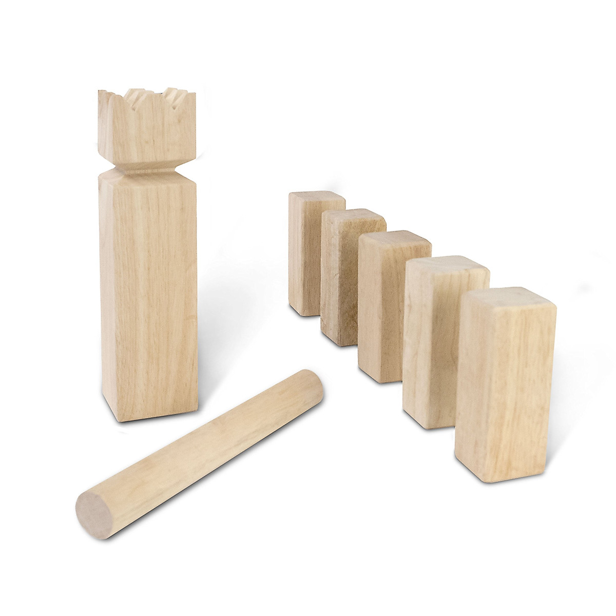 Yard Games Kubb Premium Size Outdoor Tossing Game with Carrying Case, Instructions, and Boundary Marker