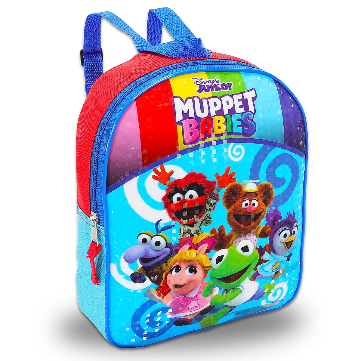 Disney Bundle Muppet Babies MINI Backpack Set ~ 3 Pc Bundle With 11 inch School Bag for Toddlers, Kids, Stickers, and Tattoos (Muppet Supplies)