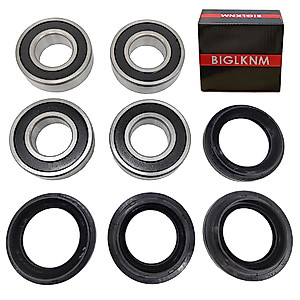 BIGLKNM Yamaha Rhino 450 Front and Rear Wheel Bearing Seals Kit for YXR450F 2006-2009 Rhino 660 YXR660F 2004-2007 Rhino 700 YXR700F 2008-2013