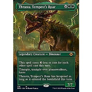 Magic: the Gathering - Thrasta, Tempest's Roar (318) - Borderless - Modern Horizons 2