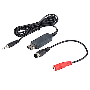 Keenso RC Simulator Cable, USB Dongle Cable Set Compatible with 22 in 1 Quadcopter Flight Simulator Remote Controller Transmitter Modeling Accessory