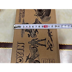 JOYIN 9 Pcs Combat Boat and Military Vehicle Toys Set with Realistic Military Combat Boat, Mini Helicopter, Motorcycle, Army Men Toy Soldiers Action Figures and Other Equipment Accessories