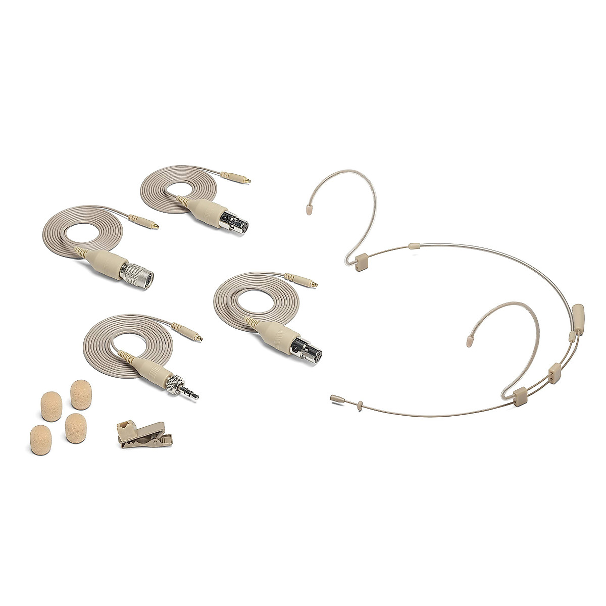 Samson DE50x Professional Omnidirectional Headset Microphone, Tan