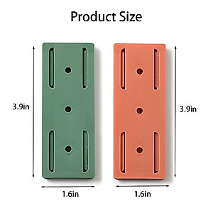 Self-Adhesive Desktop Socket Fixer,Self Adhesive Power Strip Holder,Self-Adhesive Socket Fixer,Desktop Mountable Plug-in Socket Fixer Bracket Stand Power Strip Wall Mount Fixator (White-4PCS)