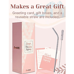 Onebttl Dance Teacher Gifts, Insulated Stainless Steel Wine Tumbler with Lid and Straw, 20 oz, Teacher Appreciation, Birthday, Christmas Gift, 5678, Rose Gold