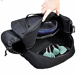 Grill Case for Coleman Fold N Go Grill Heavy Duty Waterproof 600D Oxford Fabric Outdoor Portable Carry Bag