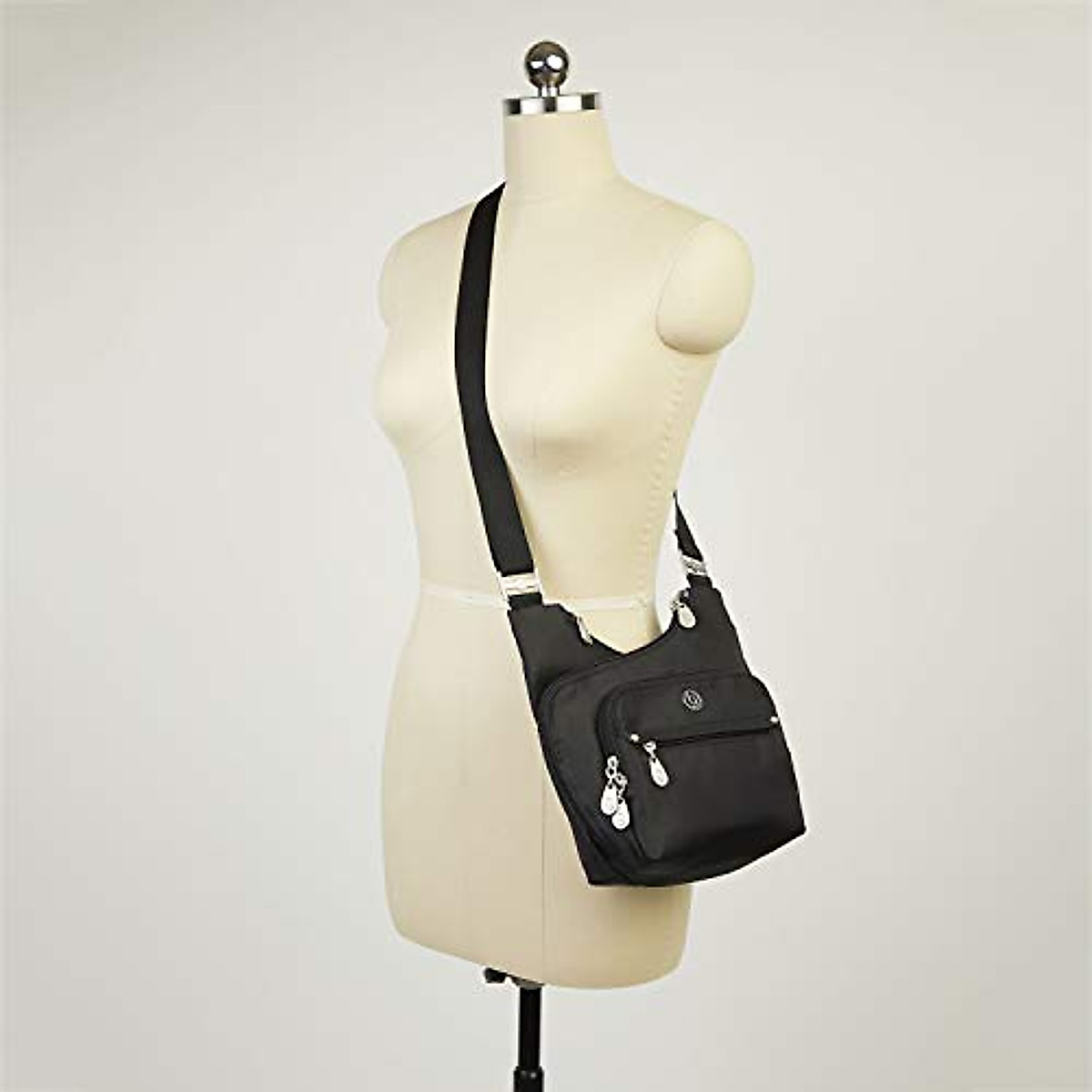 bg by baggallini Charlotte Crossbody Bag (Geo Floral Print)