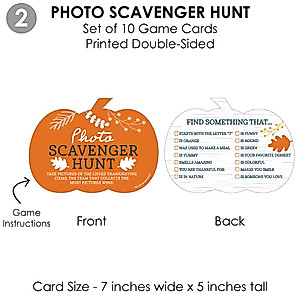 Big Dot of Happiness Happy Thanksgiving Games, Fun Thanksgiving Games for Family, Thanksgiving Games for Kids, 4 Fall Harvest Party Games, 10 Cards Each, Gamerific Bundle