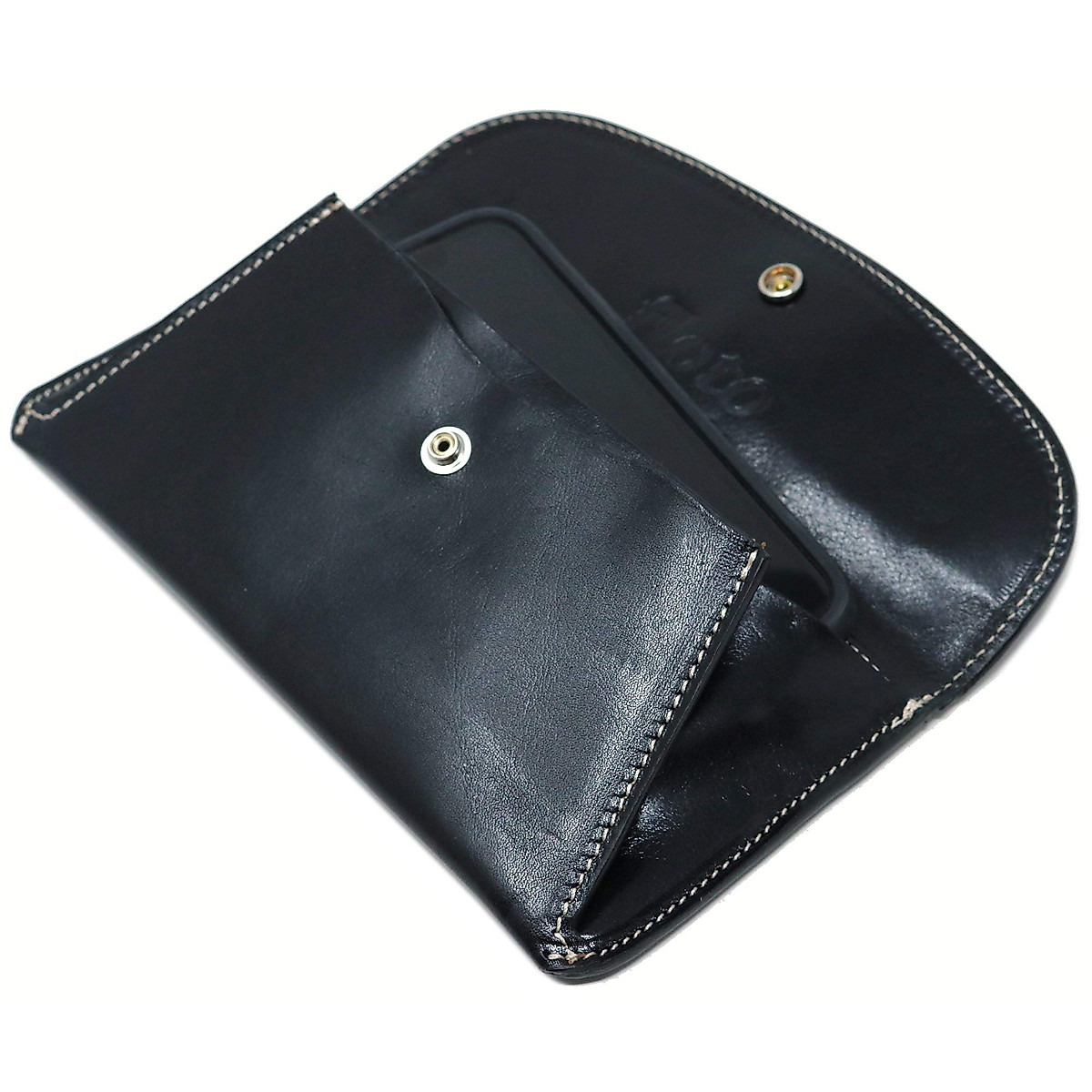 Floto Roma Clutch Women's Leather Snap Wallet Organizer (Vecchio Brown)