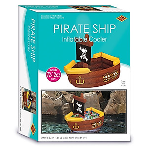 Inflatable Pirate Ship Cooler