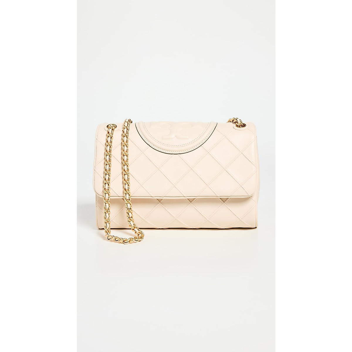 Tory Burch Women's Fleming Soft Convertible Shoulder Bag, New Cream, Off White, One Size