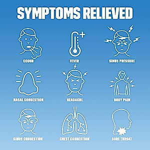 Mucinex Fast-Max Maximum Strength Cold & Flu All in One, Multi-Symptom Relief, Pain Reliever, Fever Reducer, Cough Suppressant, Expectorant, Nasal Decongestant, 16 Liquid Gels (Pack of 2)