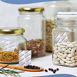 BELLE KR 200cc Oxygen Absorbers for Food Storage - 100 Pcs (5pcs Per Pack) with Indicator - Oxygen Absorbers for Maximum Freshness, Flavor Preservation & Extended Shelf Life