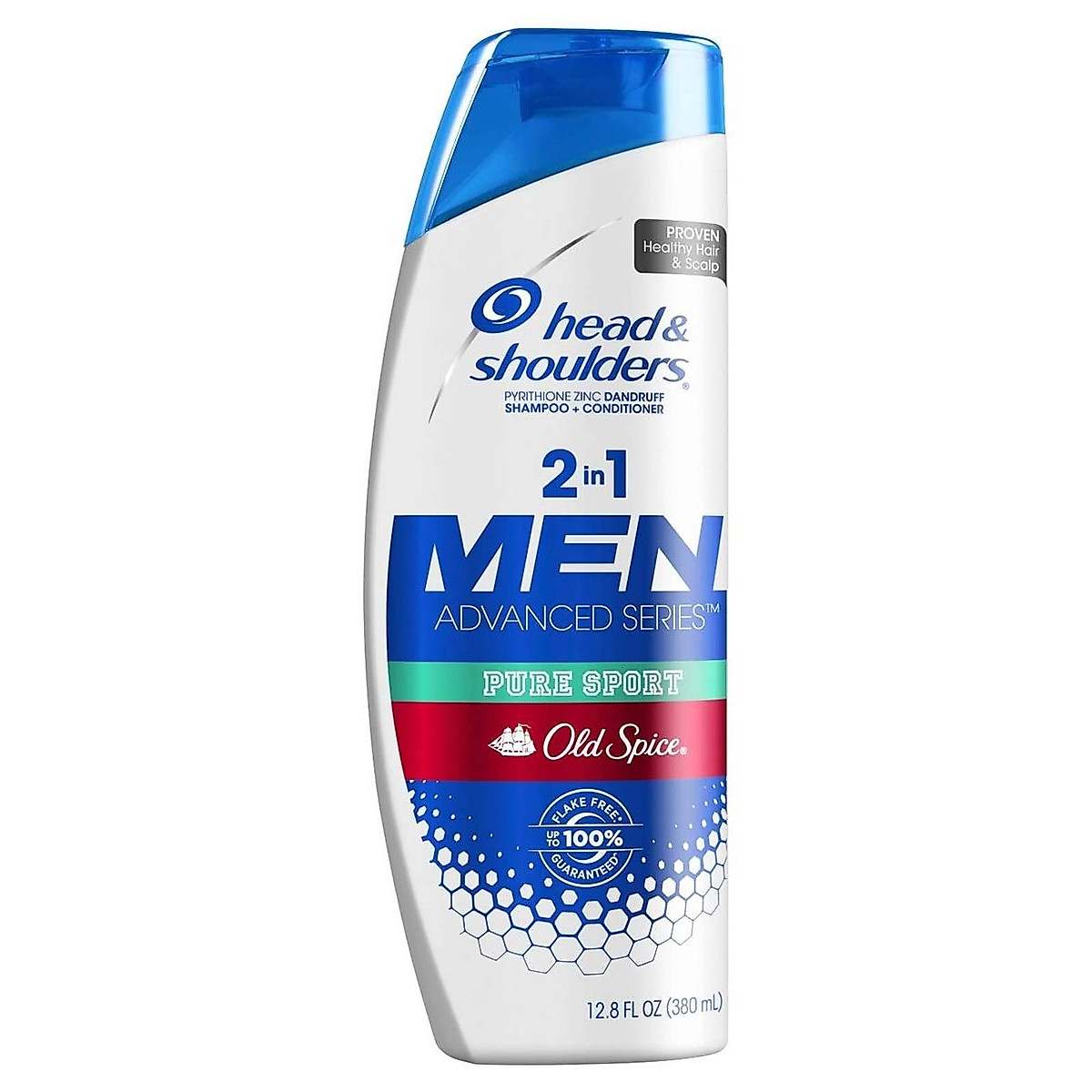 Mens Head & Shoulders Old Spice,Pure Sport, 12.8oz Each(Pack of 2)