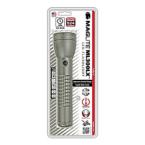 Maglite ML300LX LED 2-Cell D Flashlight, Foliage Green