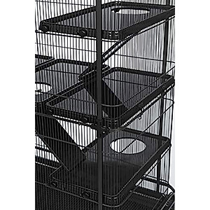Prevue Pet Products Deluxe Critter Cage 484B, Black